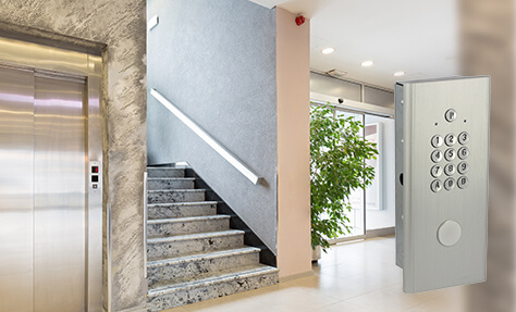 Portiers : claviers codés pour logements collectifs - professionnel | Legrand