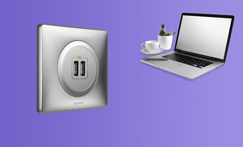 Recharger mes appareils courants en USB - particulier | Legrand