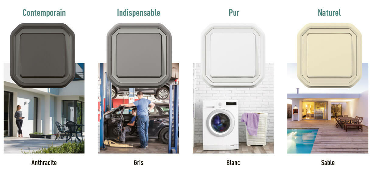 Plexo™ : les interrupteurs et prises étanches de tous temps avec vous - particulier | Legrand