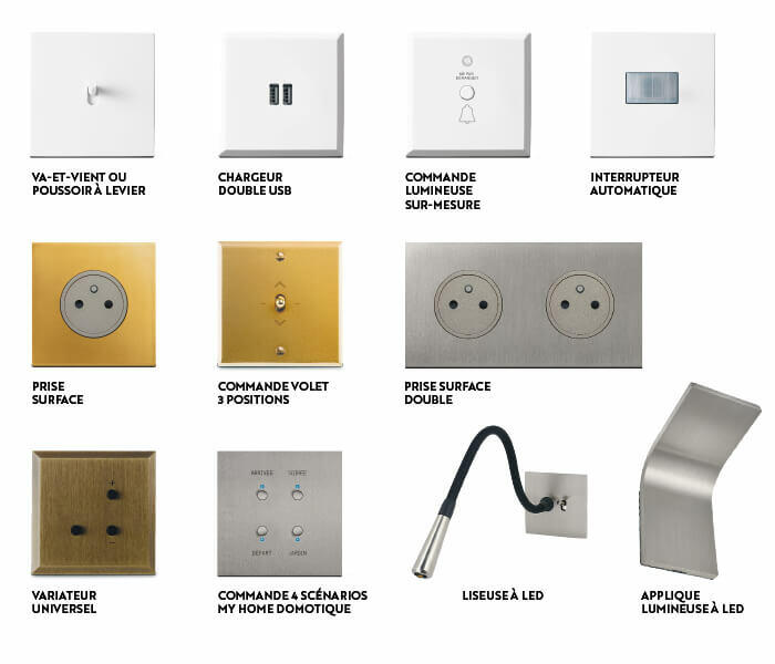 Interrupteurs et prises haut de gamme, de la composition au sur-mesure ...