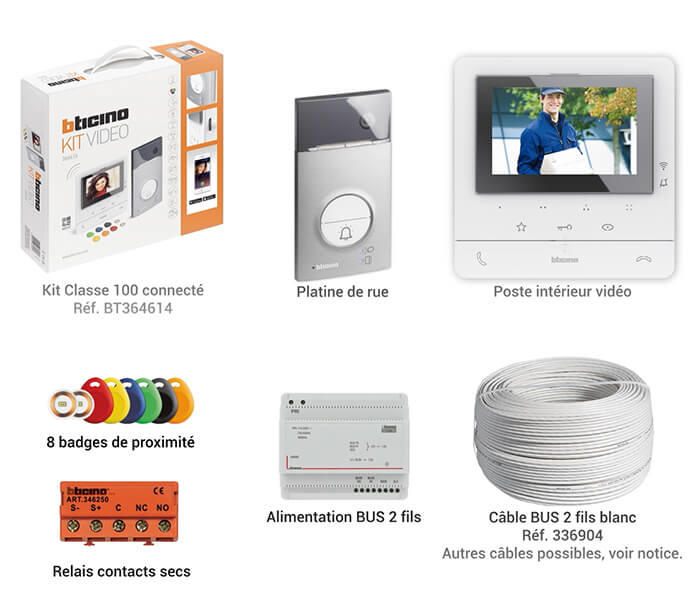 Comment installer le kit portier vidéo connecté Classe 100X ...