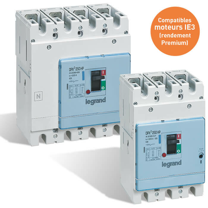 Disjoncteurs DPX³ 250 HP magnétique seul - professionnel | Legrand