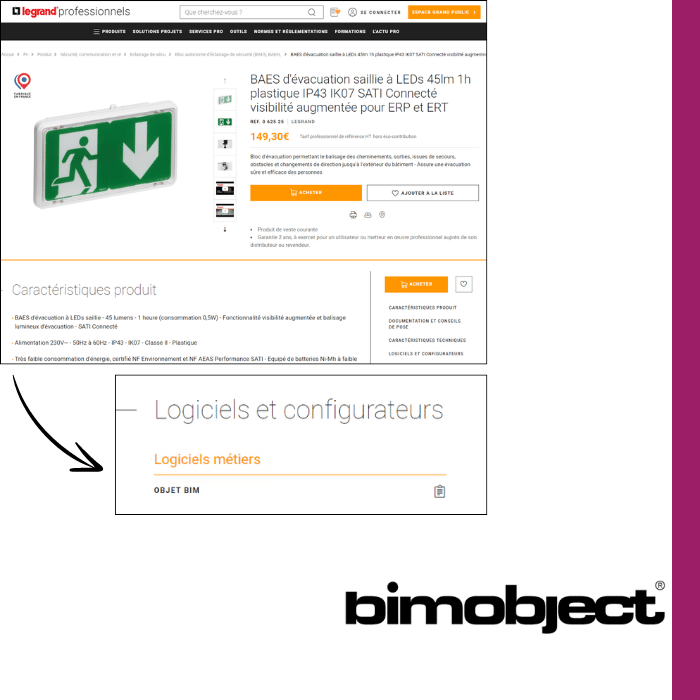 Où trouver les objets BIM ? - professionnel | Legrand