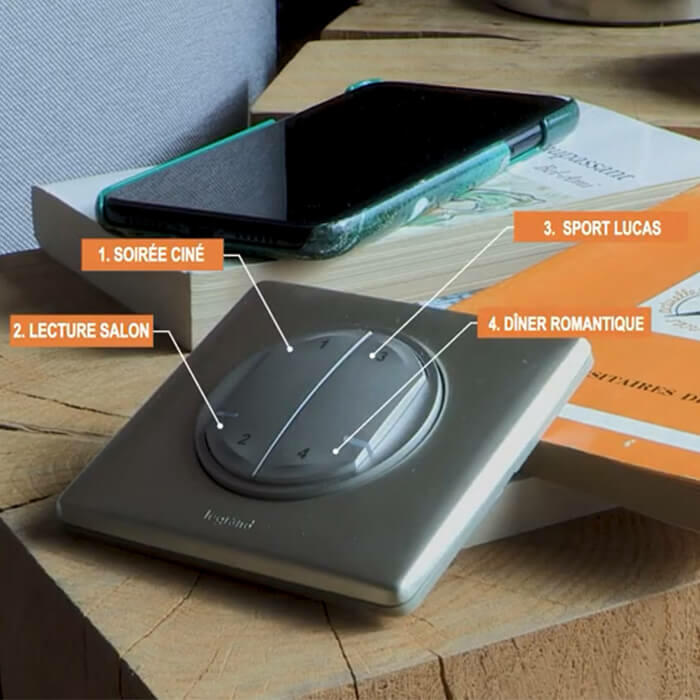 Une commande sans fil pour tout piloter en un seul geste ...