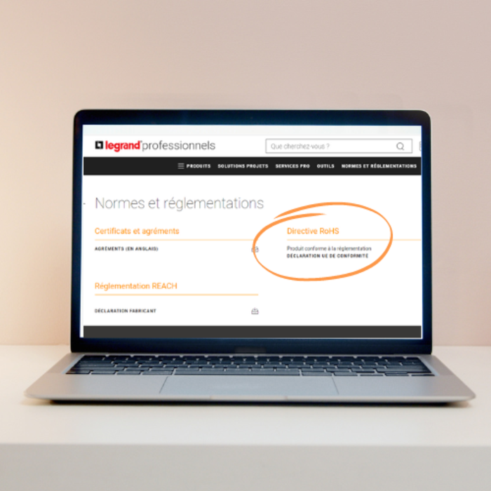 Où trouver les documents relatifs au règlement REACH et à la directive RoHS ? - professionnel ...
