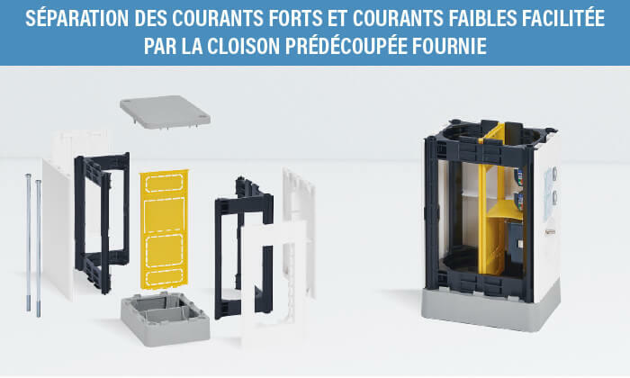 Mini-colonnes compactes - professionnel | Legrand